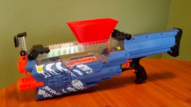 Nerf Rival Nemesis funnel speed loader by shootingfoam 3d model