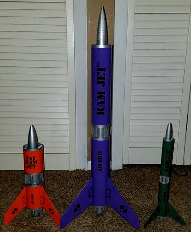 Estes Ramjet Oversized! by Aslansmonkey 3d model