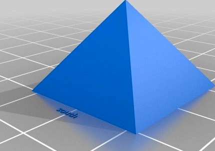 True dimensions of great 8 sided Pyramid of Giza by ingrimch 3d model