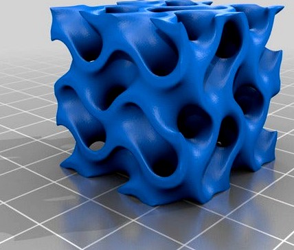 Gyroid surface by Vitroid 3d model