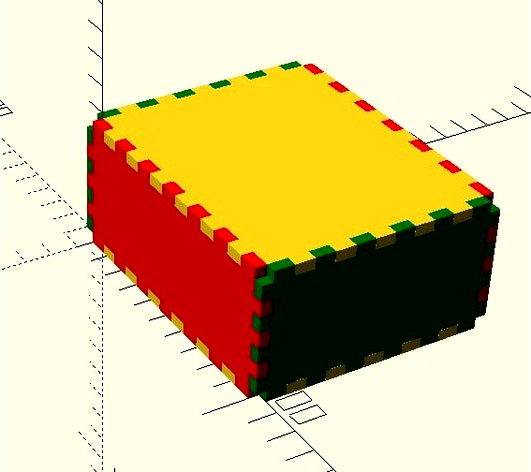 Yet Another Parametric, Laser Cut, Finger Joint, Box Generator by mond ...