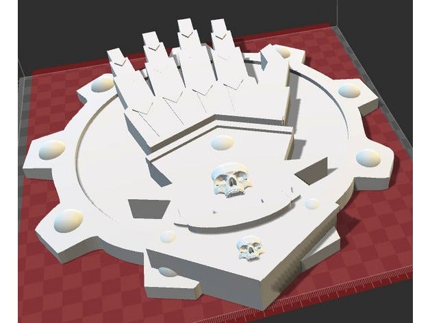 Iron Hand Symbols (30k/40k) by Sinzaren 3d model