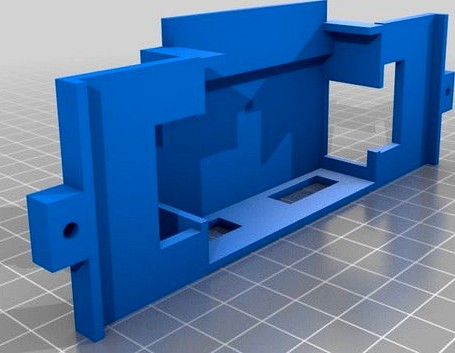 Raspberry Pi Zero mount by DomFawcett 3d model