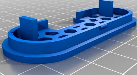 Raspberry Pi modified end cap by dm33 3d model