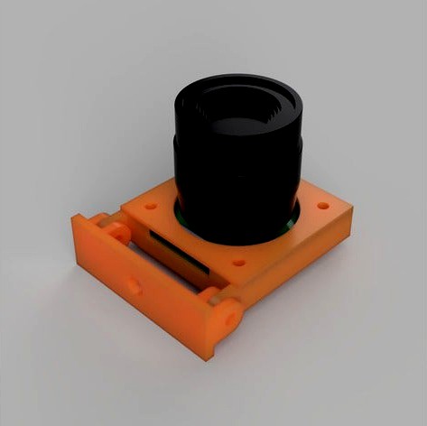 RPi Camera Holder for T-Slot Profile by asdvbnm 3d model