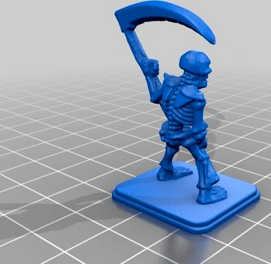 HeroQuest Skeleton by selas 3d model