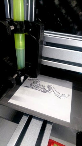 Snapmaker springy pen plotter by PiratDuck 3d model