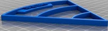 Spell templates for D&D/Pathfinder 1.25 inch grid by zenthai 3d model