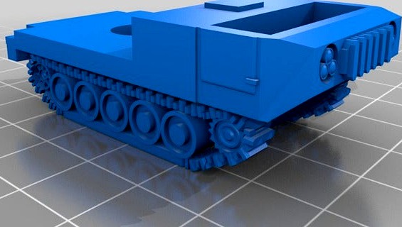 MIM-72 Chaparral 1/100 Scale by TankLord 3d model