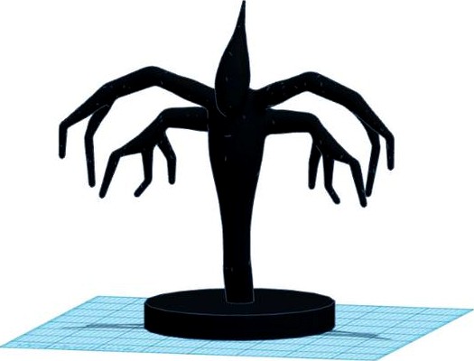 Mind Flayer from Stranger Things by sunshinesiren 3d model