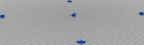 Skew print test 280mm x 280mm by gallaghersart 3d model