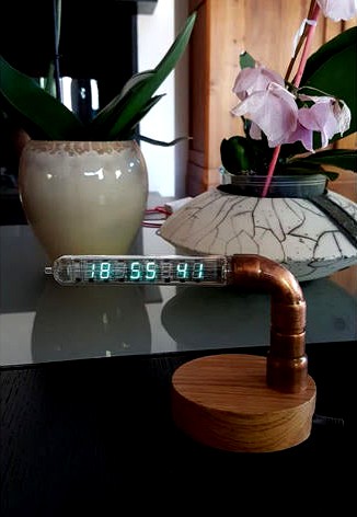 IV18 steampunk VFD nixie clock : Open design challenge ! by f2knpw 3d model