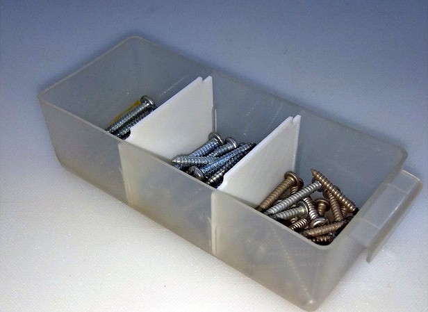 Plastic 16-tray Utility Box Dividers by HowardB 3d model