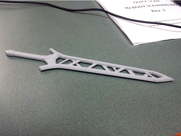 Brave Sword from Fire Emblem by FlamingBandAidBox 3d model