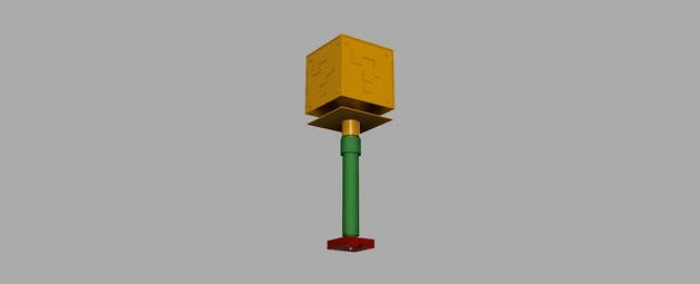 Mario Lamp by jteaff 3d model