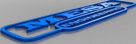 Mesa Engineering Logo by sr1200 3d model