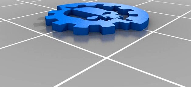 Adeptus Mechanicus Symbol by kombatunit 3d model