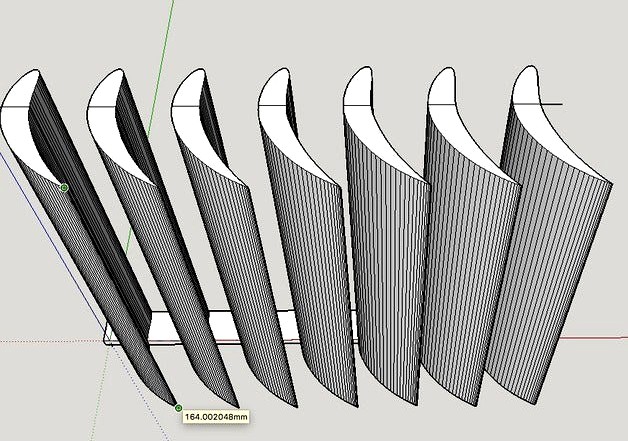 Airfoil Turning Vanes Air Vent Deflector Louvers (Fixed Angle) by ...