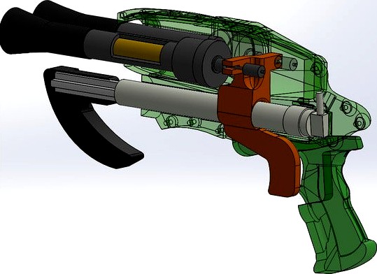 Nerf SplitFire Homemade / 3D printed Replica by NortheastDesigns model
