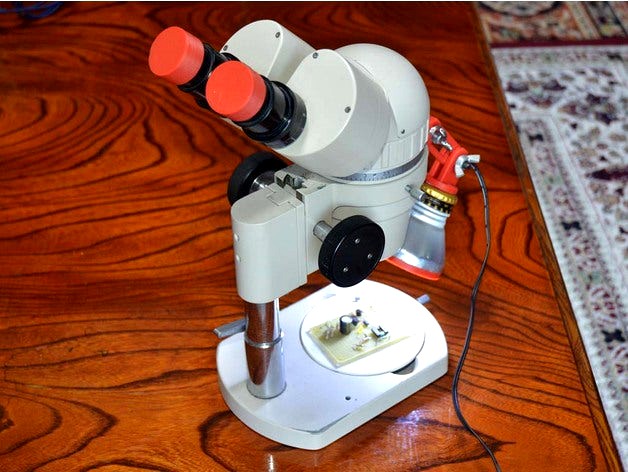 Cap for stereo microscope by Syumijin 3d model