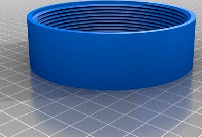 3" BSP End cap by simon0362 3d model