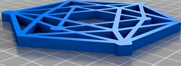 Blockchain Hyperledger Icon by joeybronner 3d model