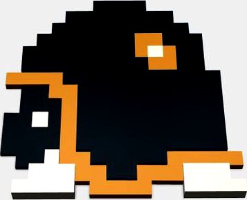 Super Mario Bros sprite - Buzzy Beetle by m4r3k0001 3d model