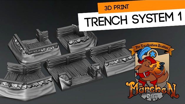 Trench System by heribertovalle 3d model