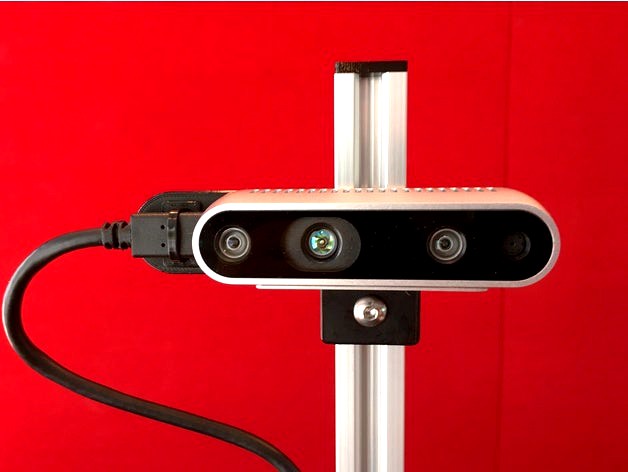 Intel RealSense D435 camera mount for OpenBuilds 20x20mm extrusion by ...