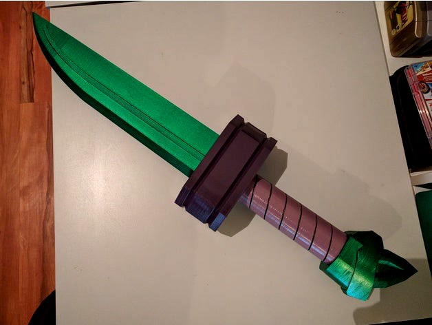 Skysaga Jungle sword by drac5290 3d model