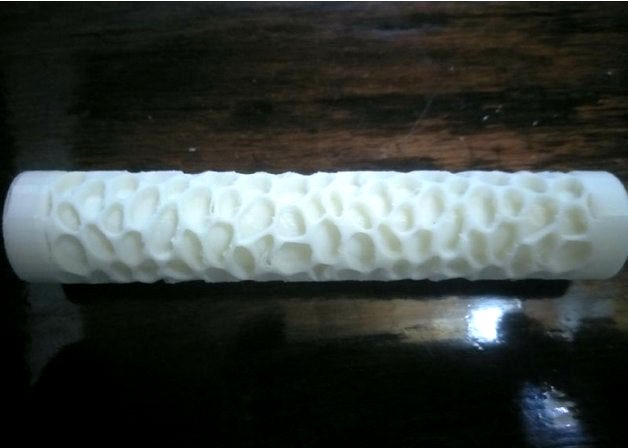 Field Stone texture stamp Cylinder by Javuda 3d model