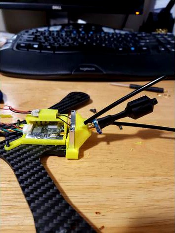 AKK X2 Ultimate/Mach 2 VTX and RXSR Stack by Ddlaz 3d model