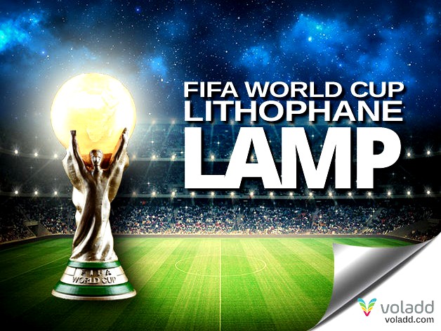 FIFA World Cup Lithophane Lamp by Voladd 3d model