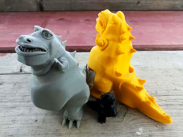 little godzilla by atze_peng 3d model