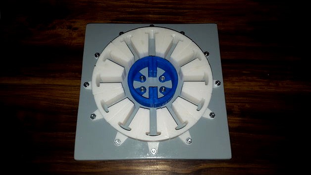 Drum Motor/ Generator Stator Mold (Outrunner) by Cotton80 3d model