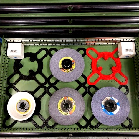 Surface Grinder Wheel Storage Cradle by spencerwebb 3d model