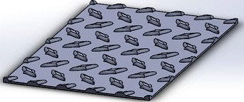 Diamond Tread Plate by PleadTheSecond 3d model