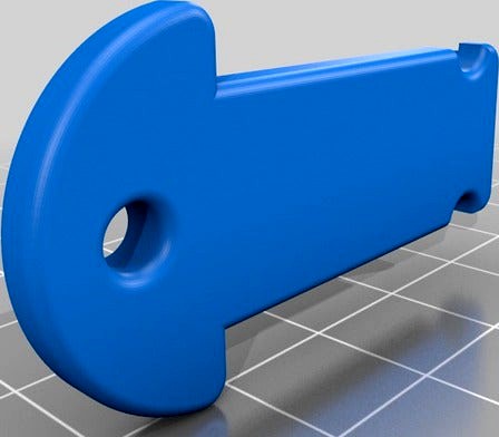 Clef pour machine a café lyovel by VentoKirx 3d model