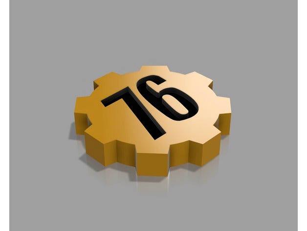 Fallout 76 Logo by Parzival0902 3d model