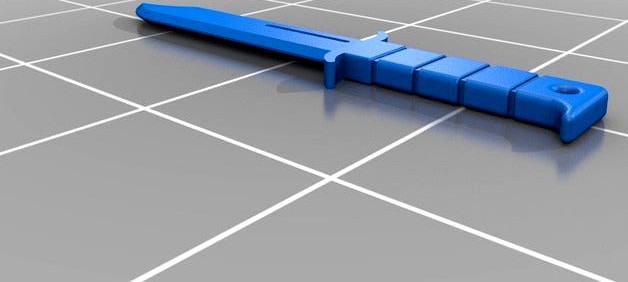 Updated Assassination Classroom Knife by Zsefvgbh 3d model