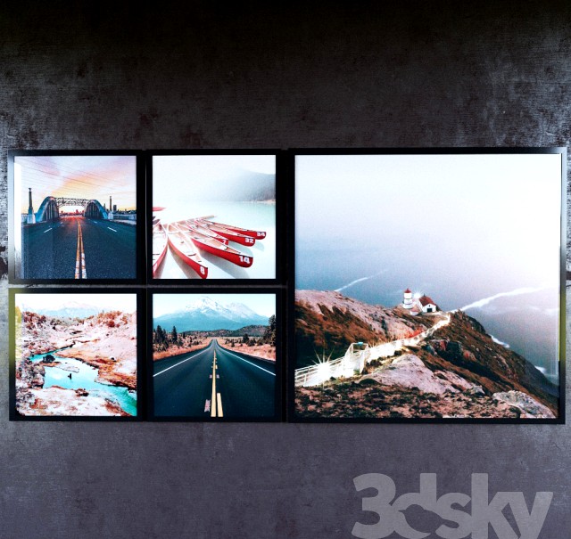 A series of photos Bryan Castaneda in the frame: 15 pieces 3d model