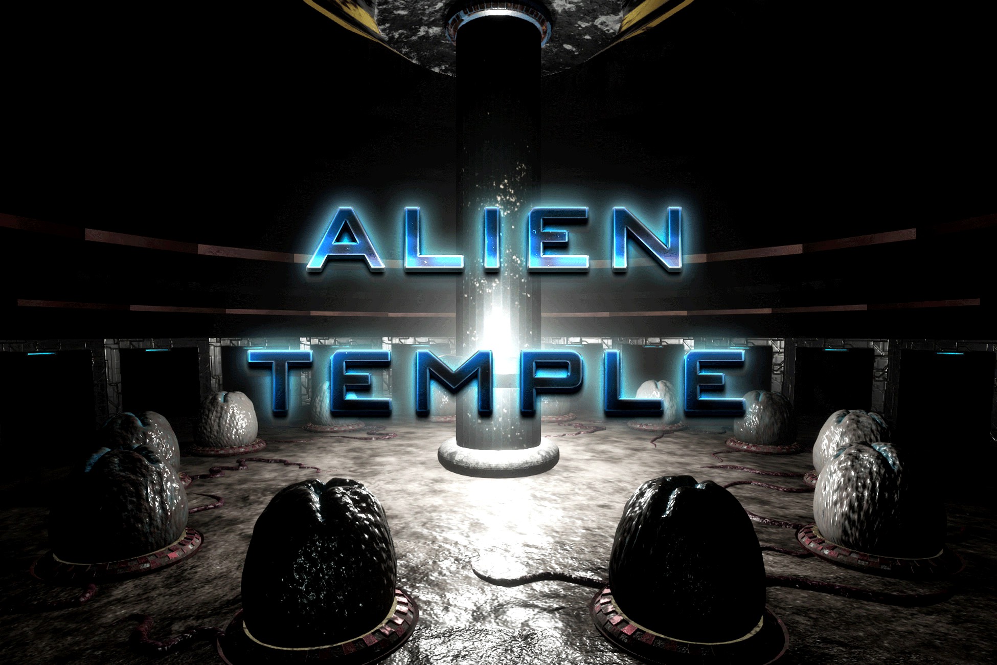 Alien Temple 3d model