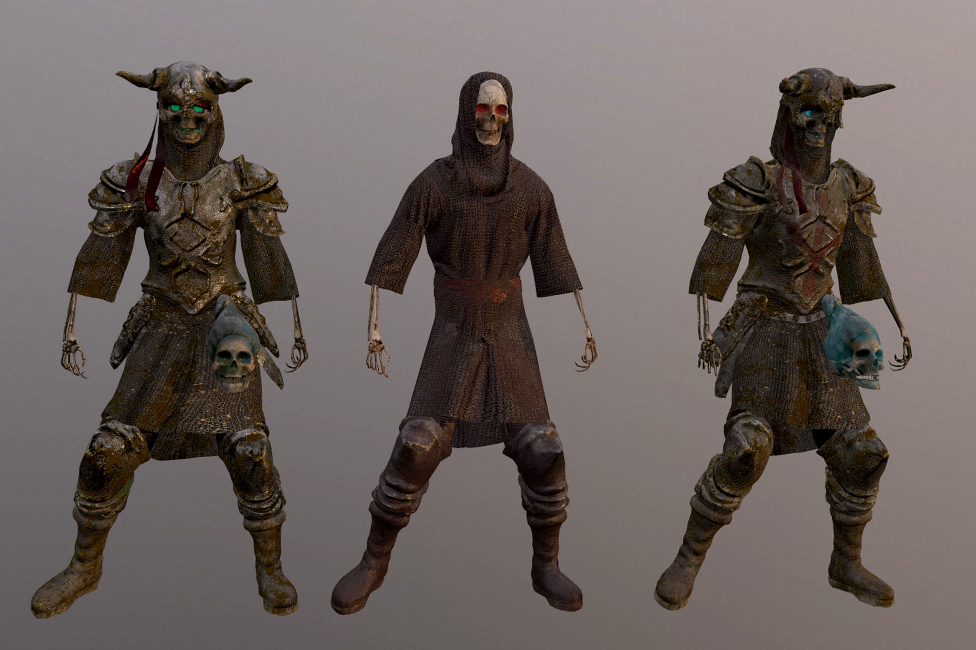 Undead Warrior 3d model