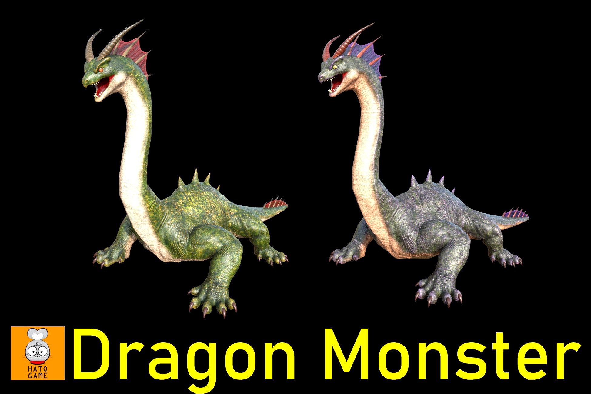 Monster: Dragon Baro 3d model