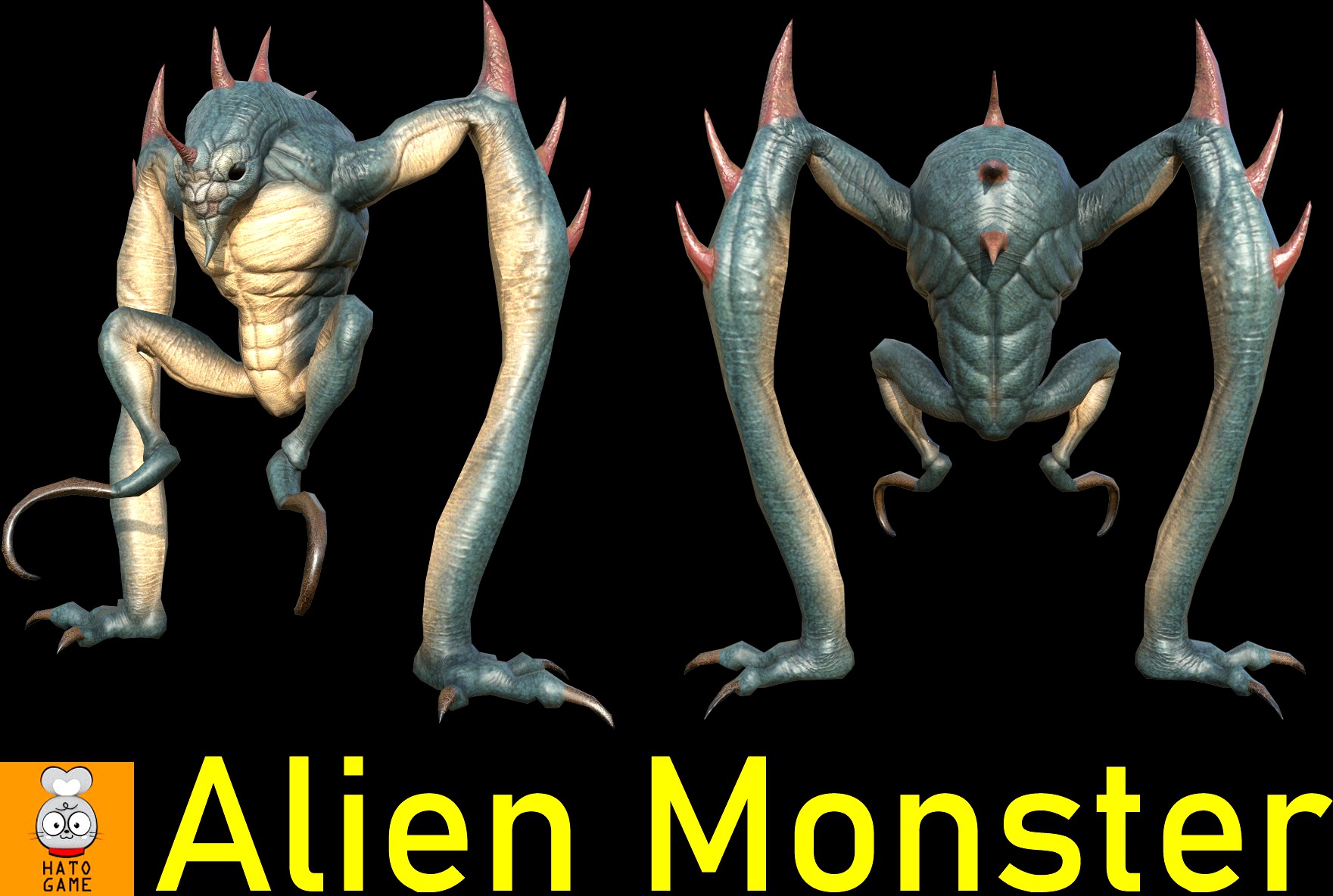 Alien mon 3d model