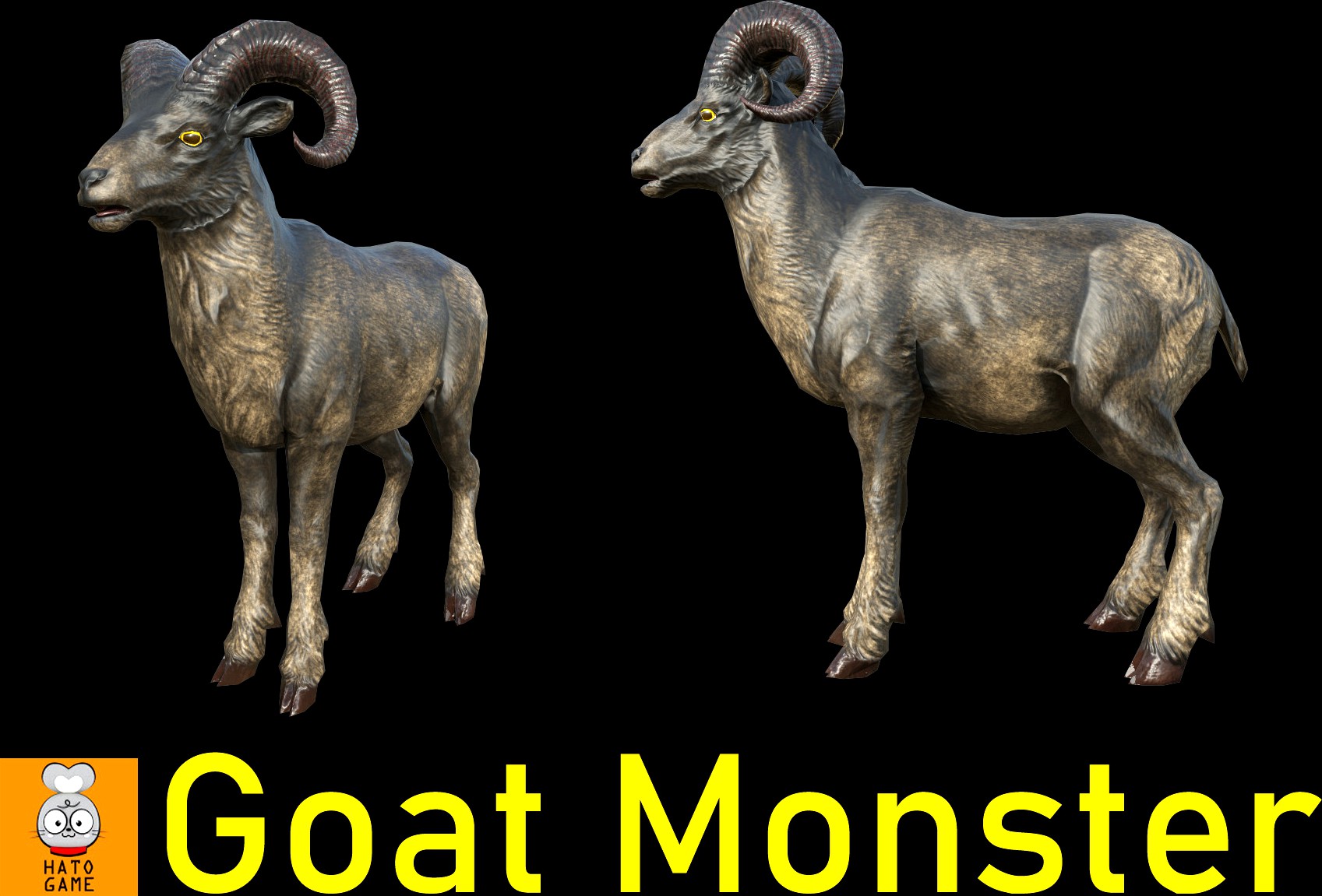 Goat Monster 3d model