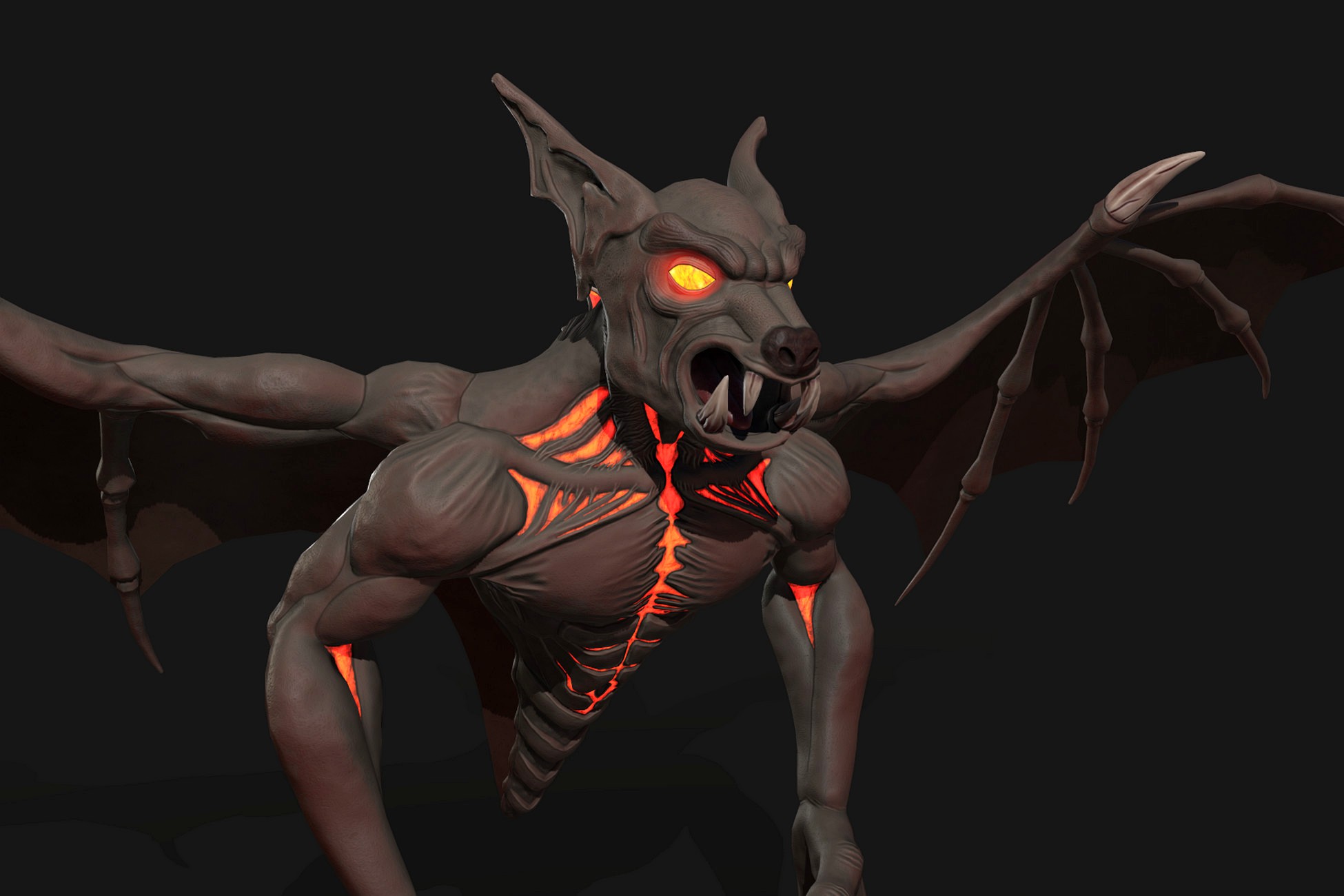 Hell Bat 3d model