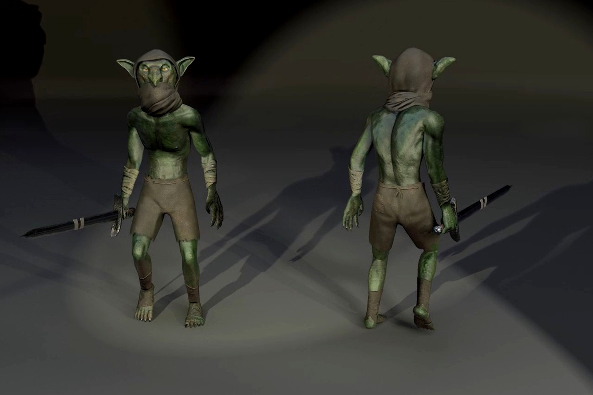 Goblin thief 3d model