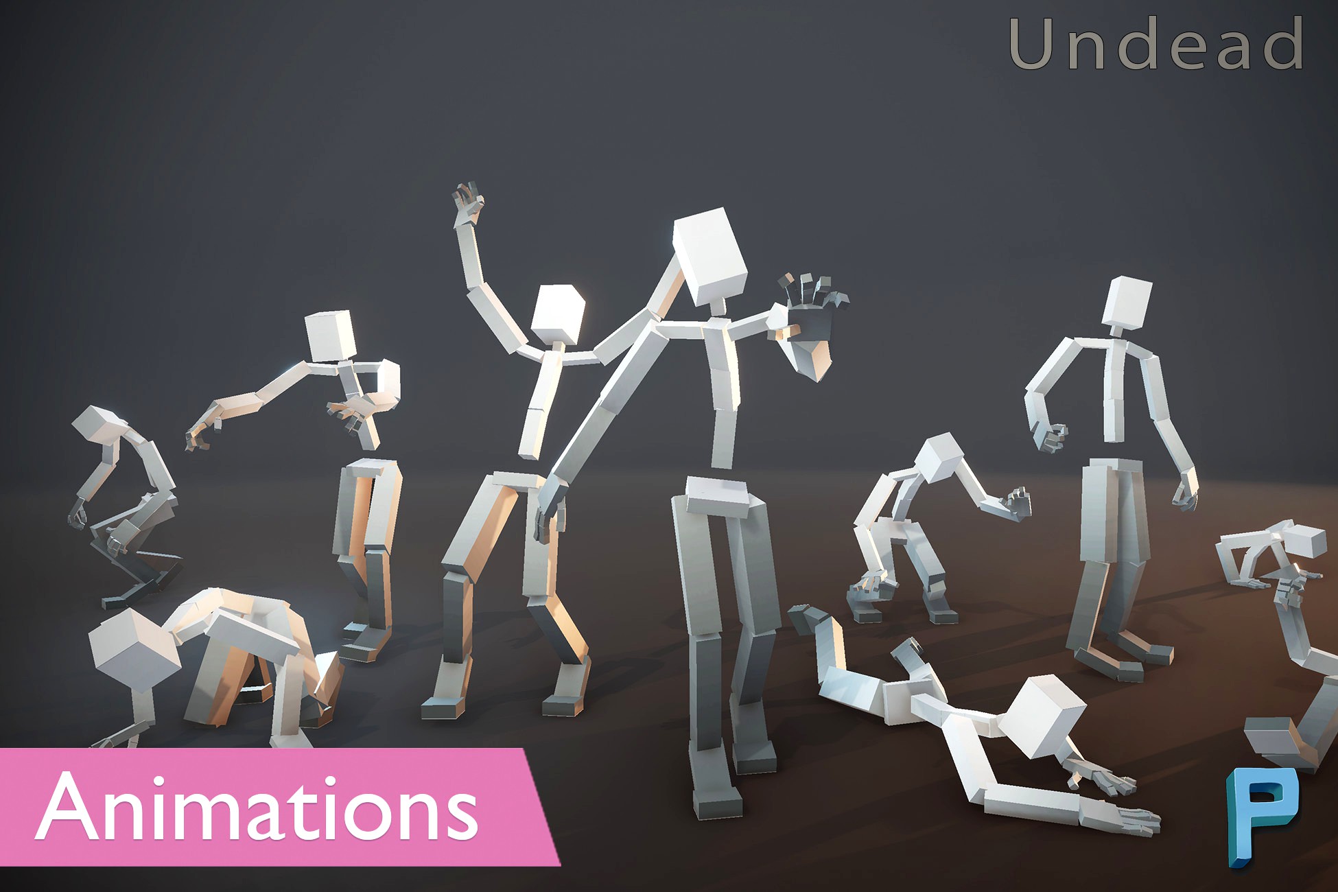 Undead Animations 3d model
