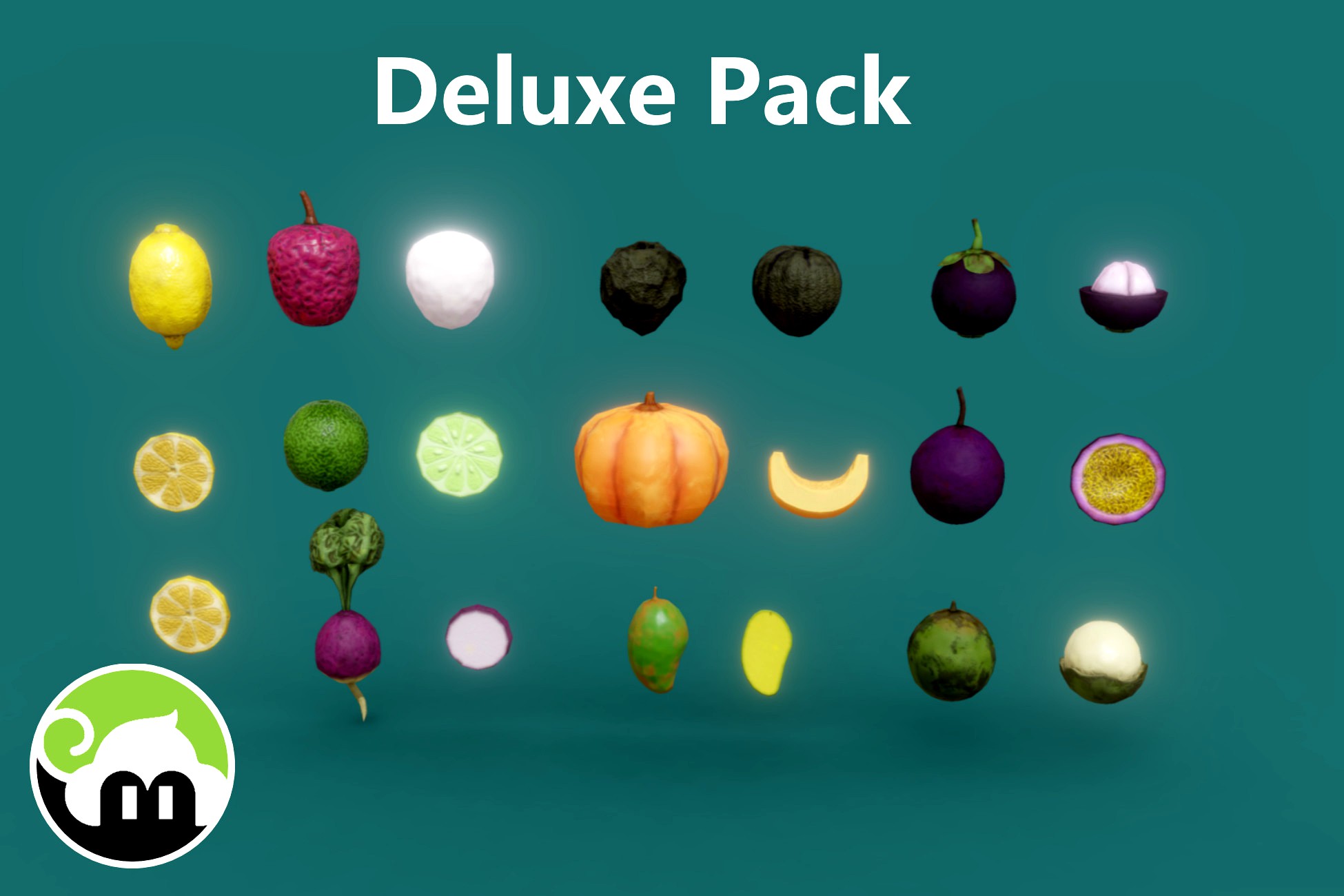 3D Fruit Pack Deluxe model